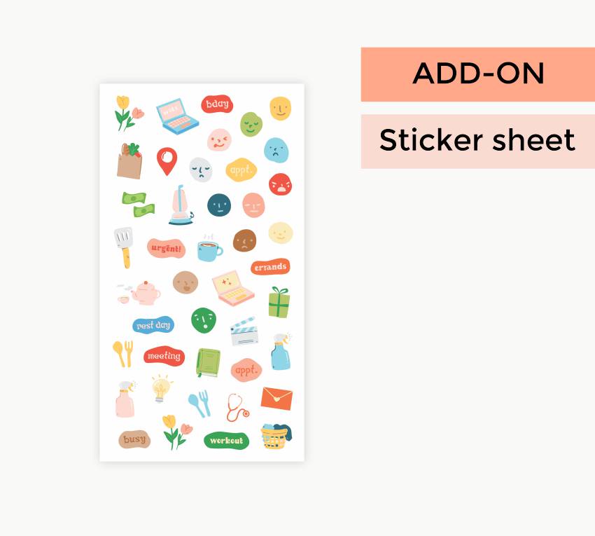 ADD-ON: Sticker Sheet – Design Your Life Planner